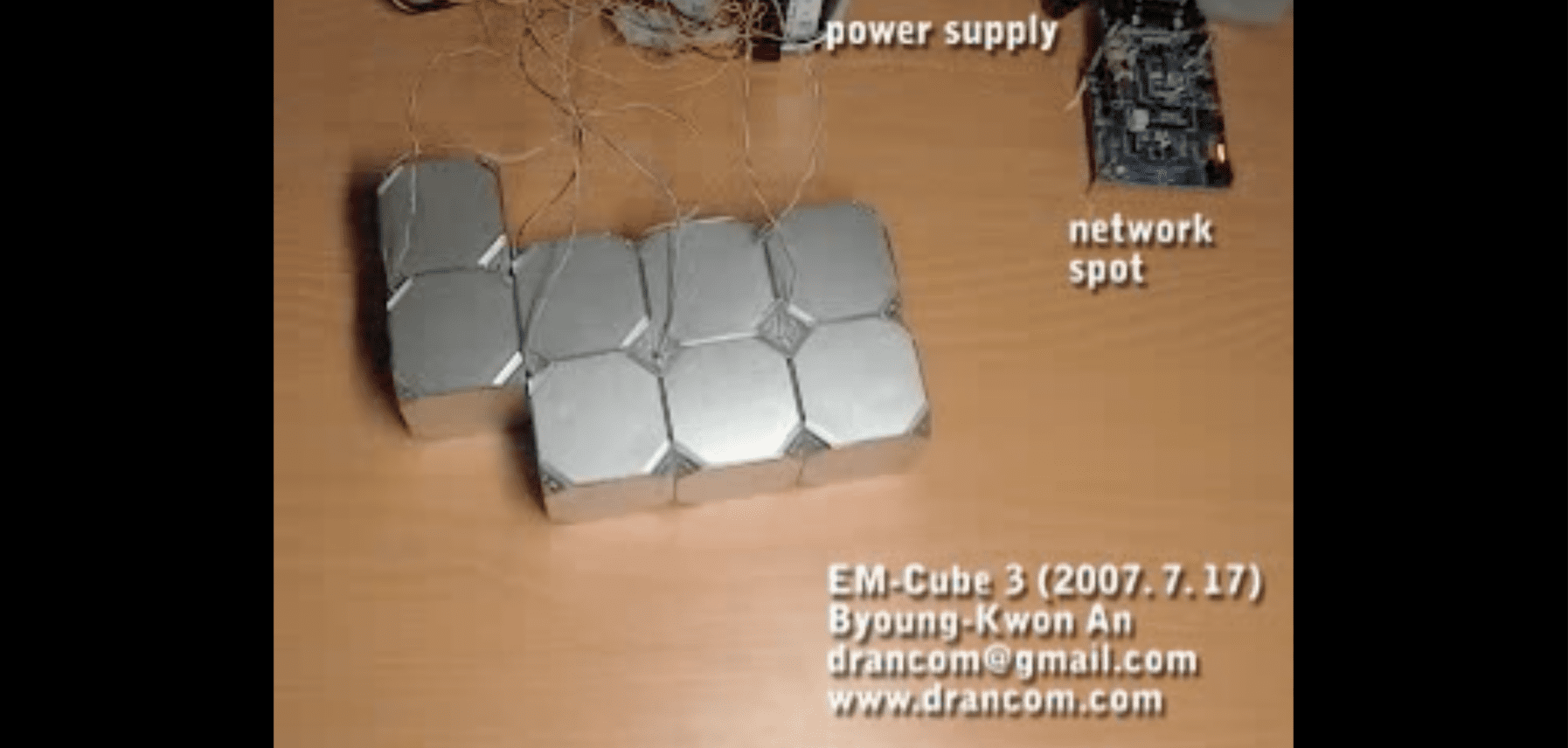 Em Cube Cube Shaped Self Reconfigurable Robots Sliding On Structure Surface