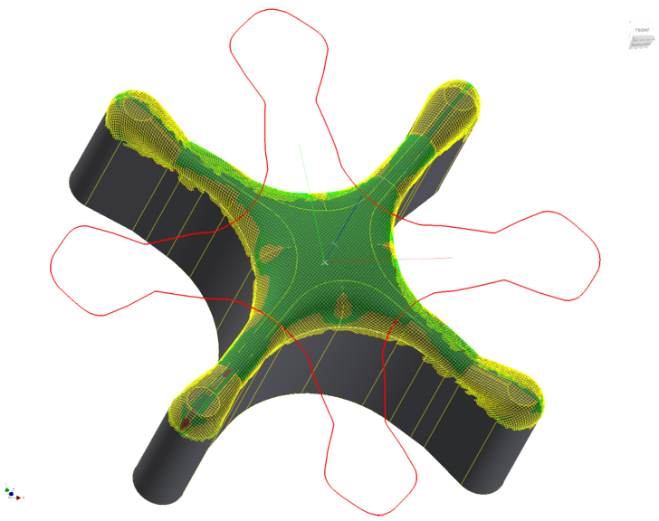 Hybrid Finite Element-Geometric Forming Simulation of Composite Materials