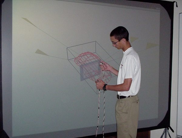 Interaction Techniques for 3D Modeling on Large Displays