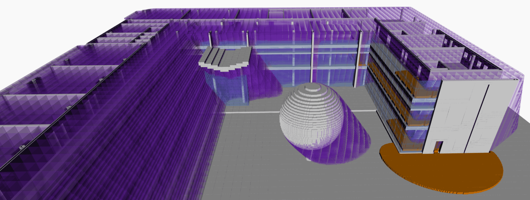 Algorithms for Voxel-based Architectural Space Analysis